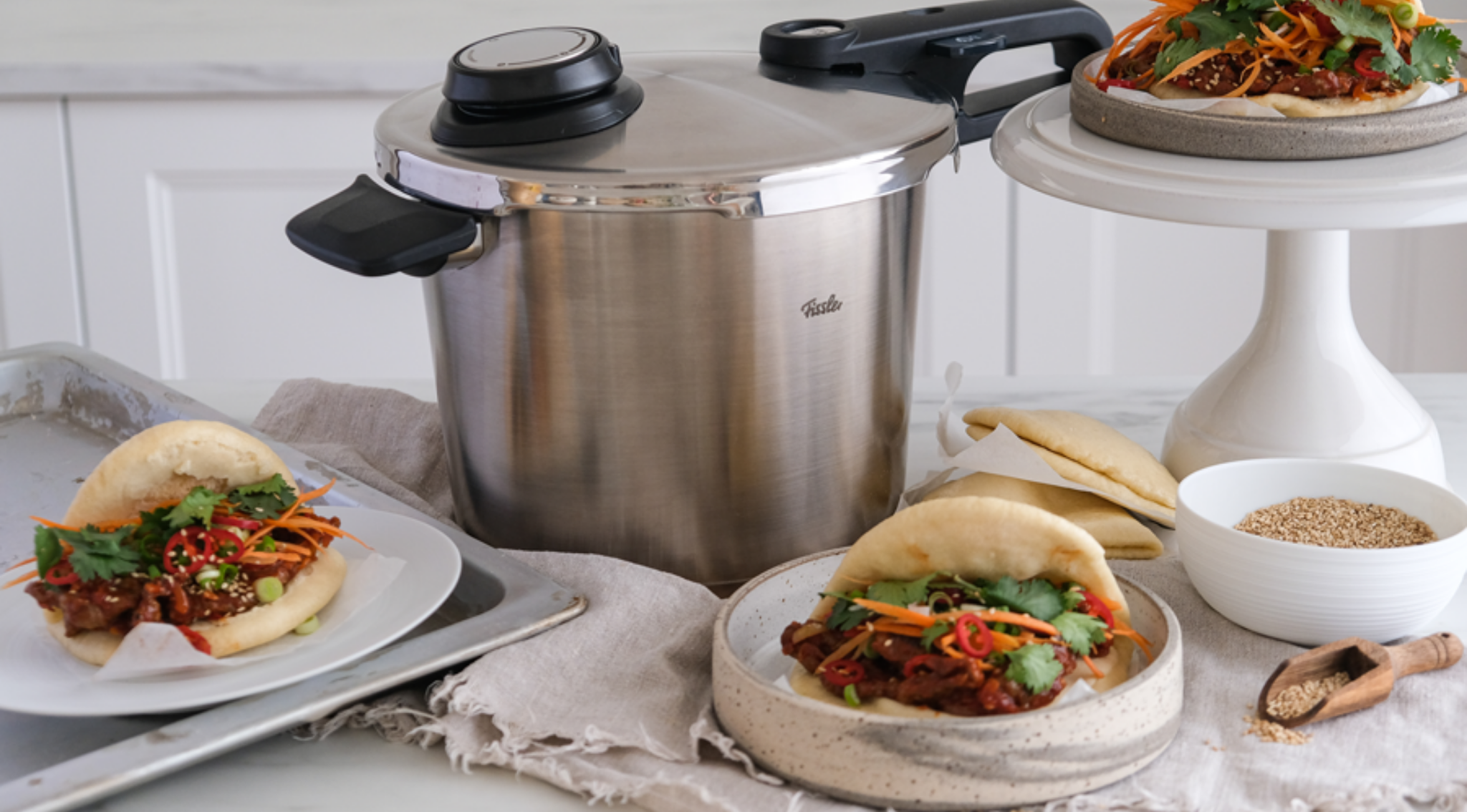 Recipe: Bao Buns - filled & steamed dumplings | Fissler