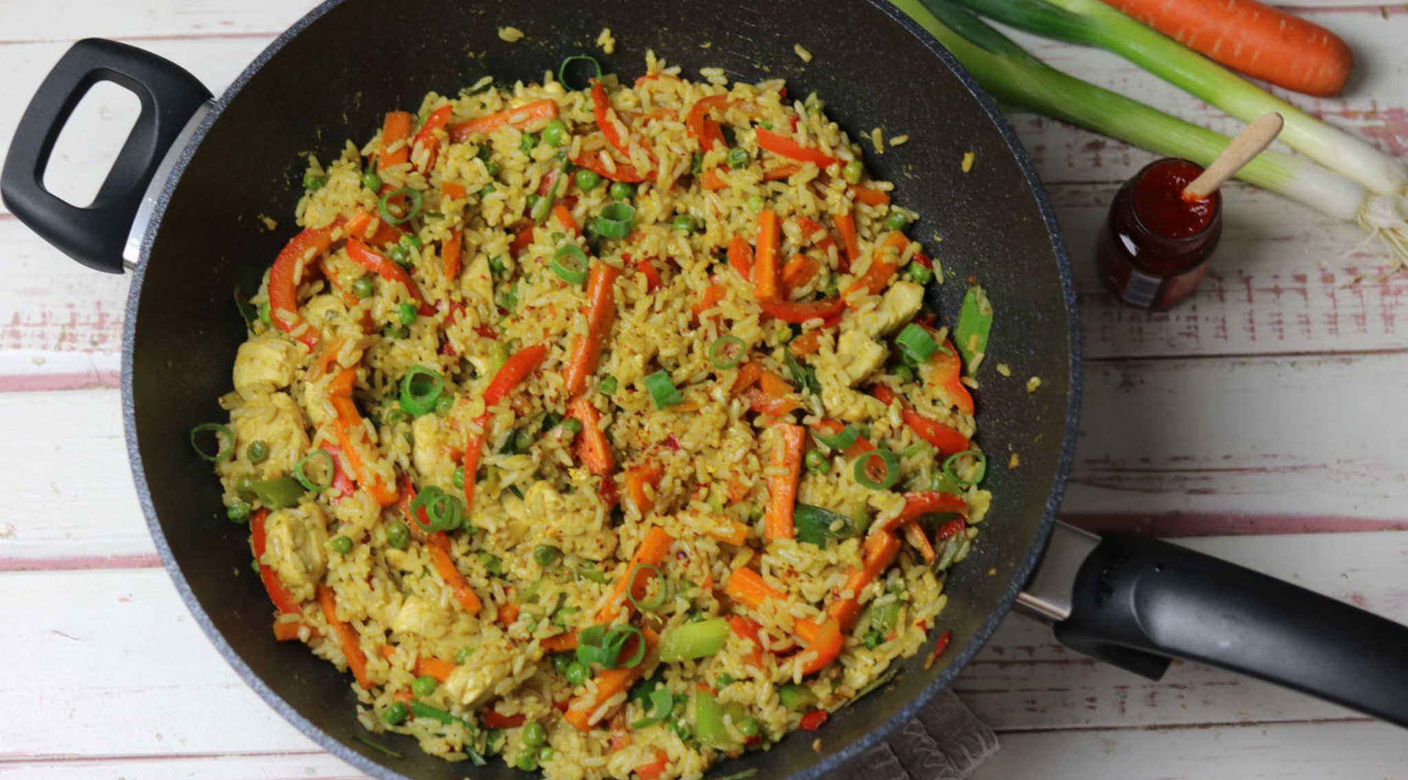 Recipe: Chinese-style chicken fried rice | Fissler